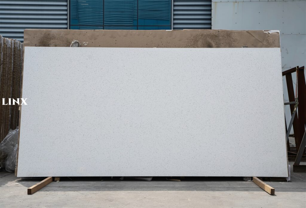 LX1200 SPARKLE WHITE QUARTZ STONE - LINX SURFACES