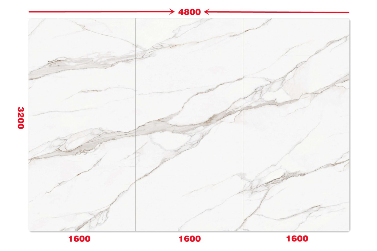 Sintered Stone Slabs 320x160cm Continuous Pattern Matte Finish 12mm ...