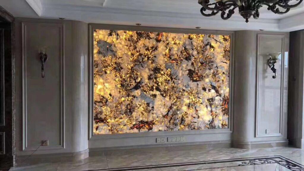 Translucent Thin Soft Porcelain Rock Board Natural Translucent Stone ...