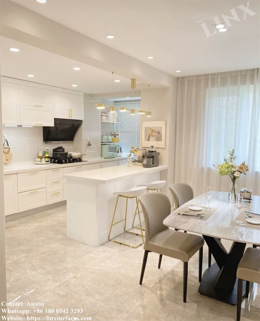 100 Quartz Countertops Design Ideas For Kitchen - LINX SURFACES