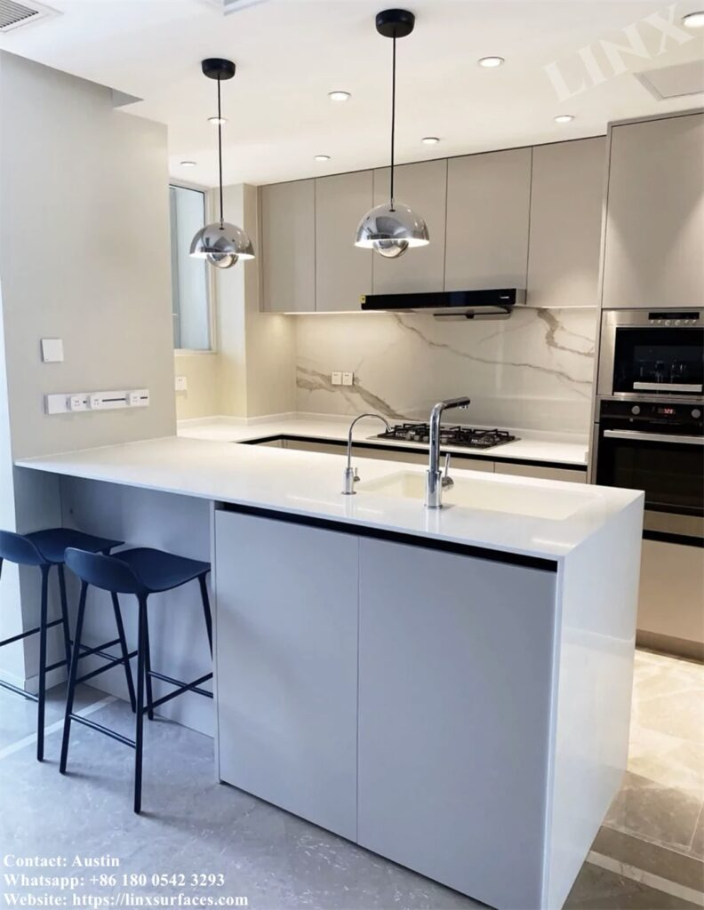 100 Quartz Countertops Design Ideas For Kitchen - LINX SURFACES